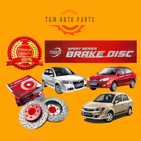 ORIGINAL RBS SPORT FRONT DISC ROTOR PROTON SAGA BLM VVT FLX Shopee