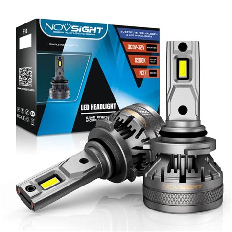 Extremely Bright W Lm A Pair New Novsight N Car Led Headlight