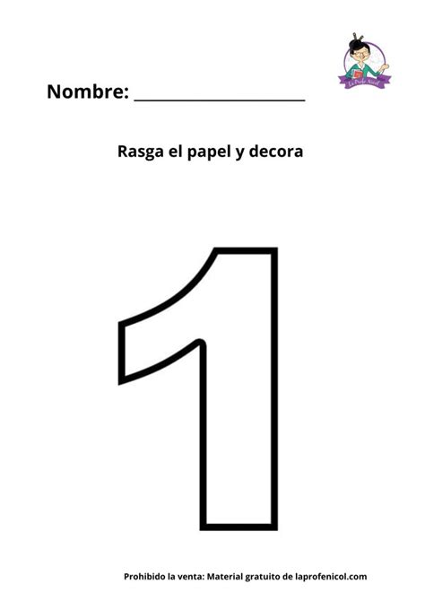 Fichas Del N Mero Para Imprimir En Pdf Off