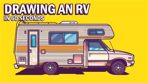 How To Draw A Rv Step By Step
