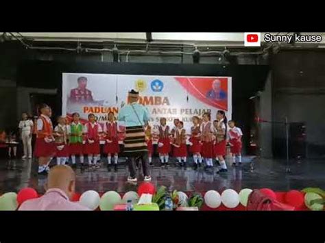 Paduan Suara Sds Angkasa Lanud El Tari Kupang Kupang Manise Youtube