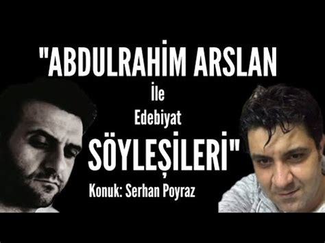 CANLI YAYIN Abdulrahim Arslan ile Edebiyat Söyleşileri Konuk