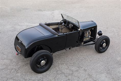 Ultra Traditional 1928 Ford Model A Roadster With A Cragar OHV Makes A