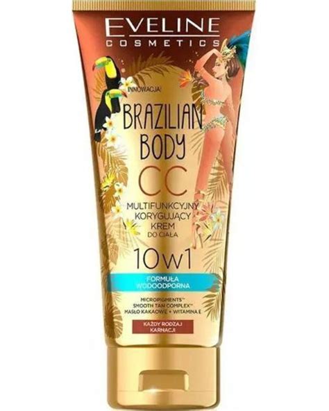 EVELINE BRAZILIAN BODY MULTIFUNKCYJNY KREM KORYGUJĄCY CC 10W1 DO CIAŁA