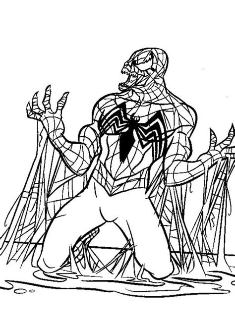 Omalovánka Venom Pro k vytisknutí zdarma
