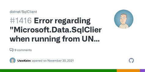 error regarding microsoft data sqlclient sni x64 dll when running from unc network path