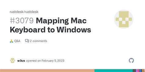 Mapping Mac Keyboard To Windows Rustdesk Rustdesk Discussion