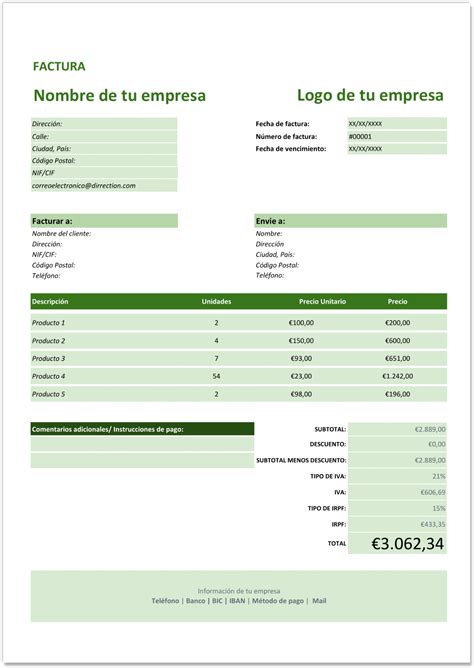 Dar Derechos Secretario Idear Generador De Facturas En Excel Exagerar