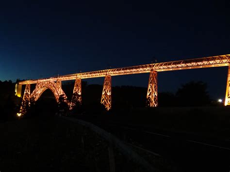 Viaduc De Garabit De Nuit Ponts Nuit Garabit Cantal