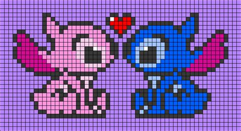 Pixel Art Stitch Stitch And Angel Pixel Art Maker