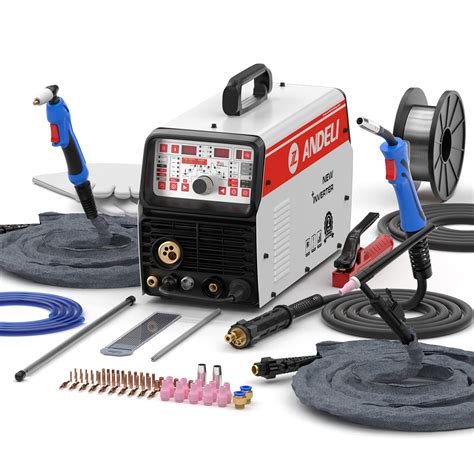 Buy ANDELI 220V MCT 520DPL MIG TIG CUT COLD MMA Welding And Flux