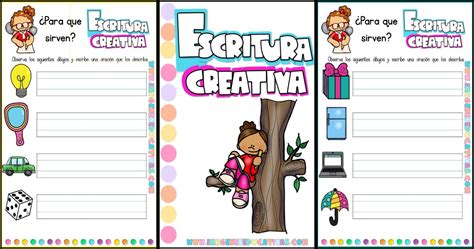 ESCRITURA CREATIVA CON OBJETOS Imagenes Educativas