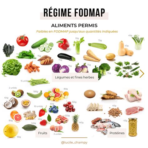 Régime FODMAP Aliments fodmap Alimentation Alimentation et santé