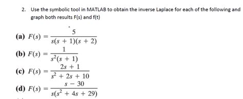 solved use the symbolic tool in matlab to obtain the inverse