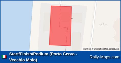 Karte Start Ziel Podium Porto Cervo Vecchio Molo Rally