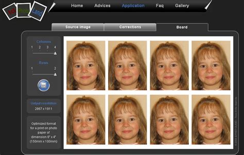 IdPhotoLand Generar fotos tamaño carnet al instante y online