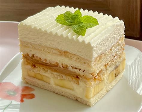 Krówka z bananami ciasto bez pieczenia Kulinarny Świat