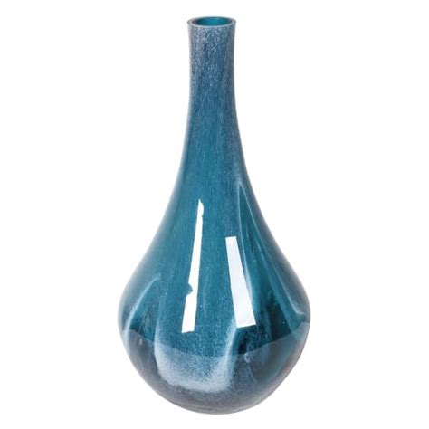 Szklany wazon Shadow Blue 45 5 cm niebieskie szkło