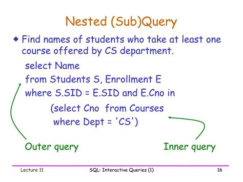 ppt sql interactive queries 1 powerpoint presentation free download id 6623514