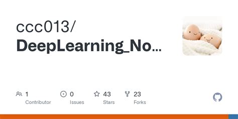 deeplearning notes pytorch学习笔记 md at master · ccc013 deeplearning notes · github