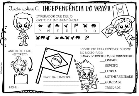 Arquivos independência do Brasil Professora Etiene Ideias pedagógicas