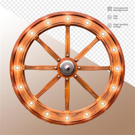 RODA DE MADEIRA ELEMENTO 3D COMPOSICAO Rueda de madera Composición de