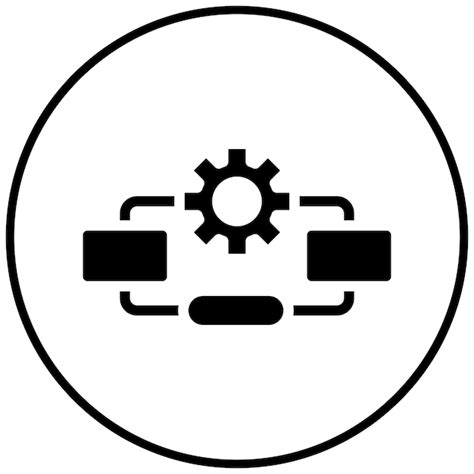 Prozess Flowchart Vektor Symbol Illustration Des