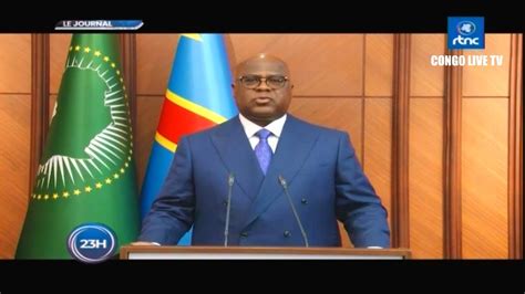 URGENT LE MESSAGE FORT DU PRESIDENT FELIX TSHISEKEDI A LA NATION