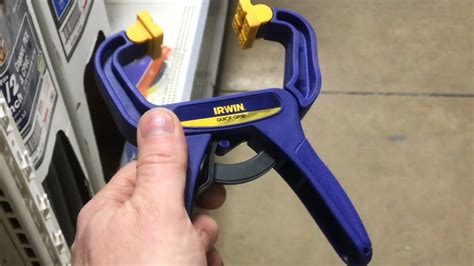 Quick REVIEW Irwin Handy Clamp Quick Grip 59400cd 59200cd YouTube