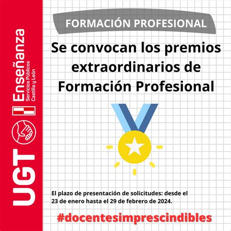 Se convocan los premios extraordinarios de formación profesional 2022