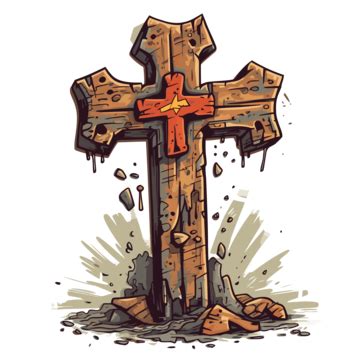 Cartoon Rugged Cross PNG Vector PSD And Clipart With Transparent