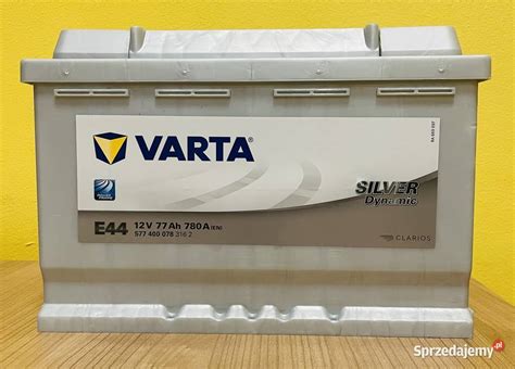 Akumulator VARTA Silver Dynamic E44 77Ah 780A EN Zamość Sprzedajemy pl