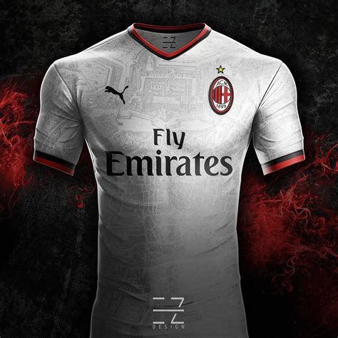 Puma Ac Milan Home Away Third Concept Kits By Ez Design