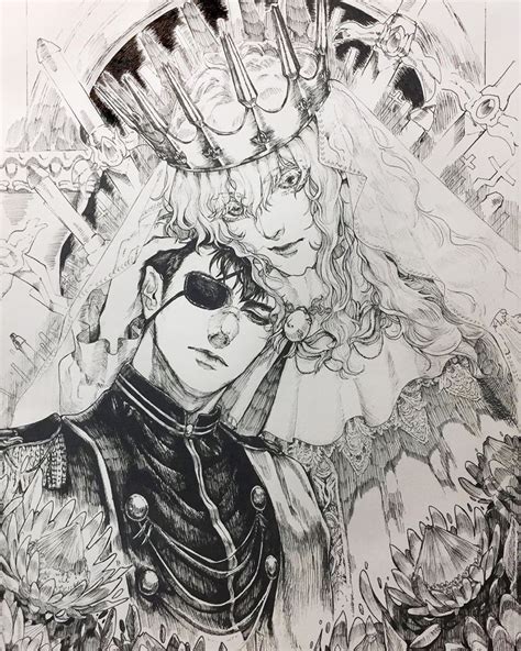Guts And Griffith Manga Art Anime Art Art Sketches Art Drawings