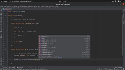 Factorial Of A Large Number Using Biginteger In Java Youtube