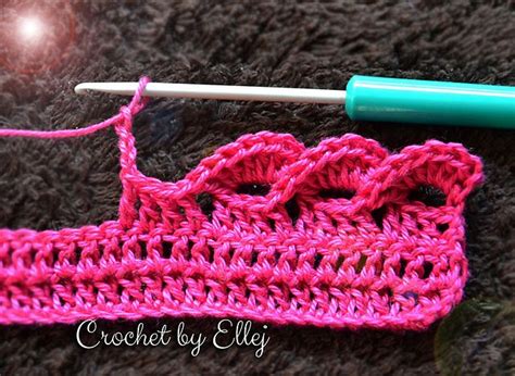 Ravelry Pink Wave Edge Tutorial Pattern By Elena Kozhukhar Crochet