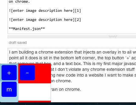 Javascript Injection With Chrome Extension Code Review Stack Exchange