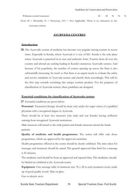 guidelines for conservati