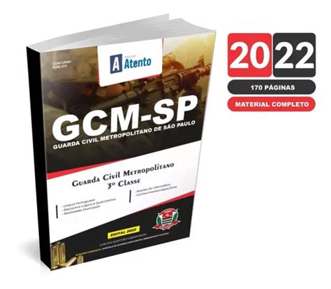 Apostila Gcm Sp 2022 Guarda Civil Metropolitano De São Paulo