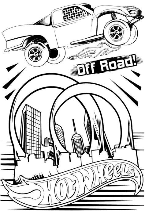 Desenhos De Hot Wheels Para Colorir Pop Lembrancinhas