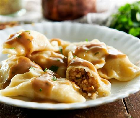 Przepis na pierogi z kaszą i grzybami WINIARY