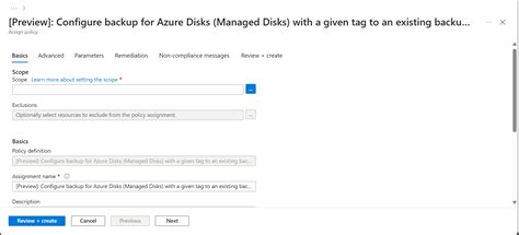 Audit And Enforce Backup For Managed Disks Using Azure Policy Azure