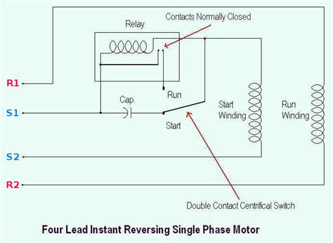 Single Phase Motor Wiring Diagrams Volt