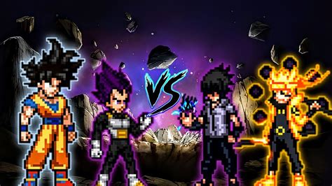 Goku Lb V Op All Form Vegeta Op All Form Vs Naruto V All Form