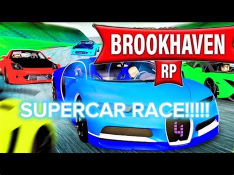 BROOKHAVENRP SUPERCAR RACE IN BROOKHAVEN Brookhaven Roblox YouTube