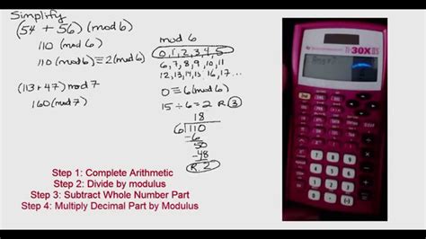 simplifying in modular arithmetic youtube