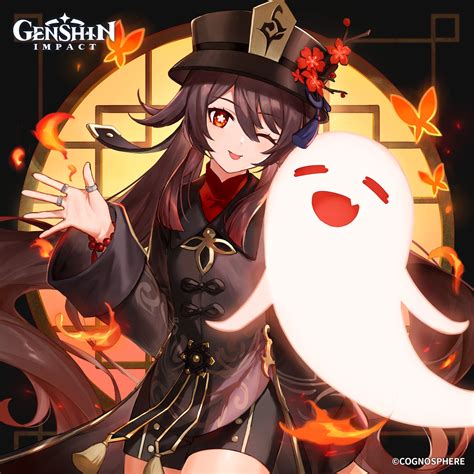 Hu Tao And Boo Tao Genshin Impact Drawn By Hou Ppo Danbooru