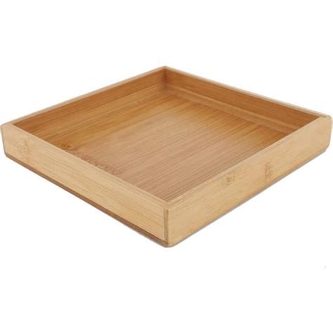 Plateau De Service En Bambou Plateau Rectangulaire En Bois Plateau En