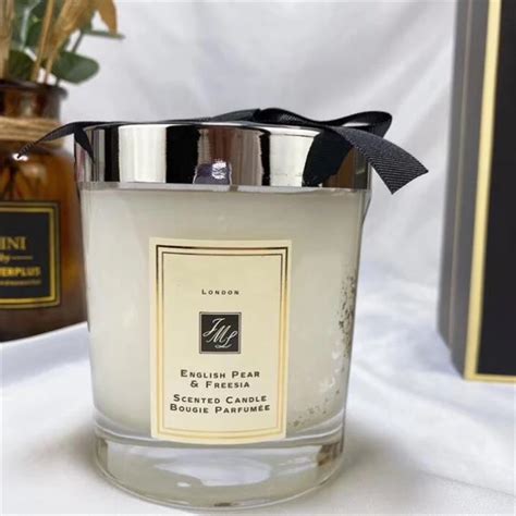 Nova data de alta qualidade perfume inglês pêra vela mulher homem de