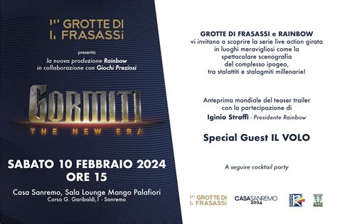 Grotte Di Frasassi E Rainbow Presentano Gormiti The New Era Casa
